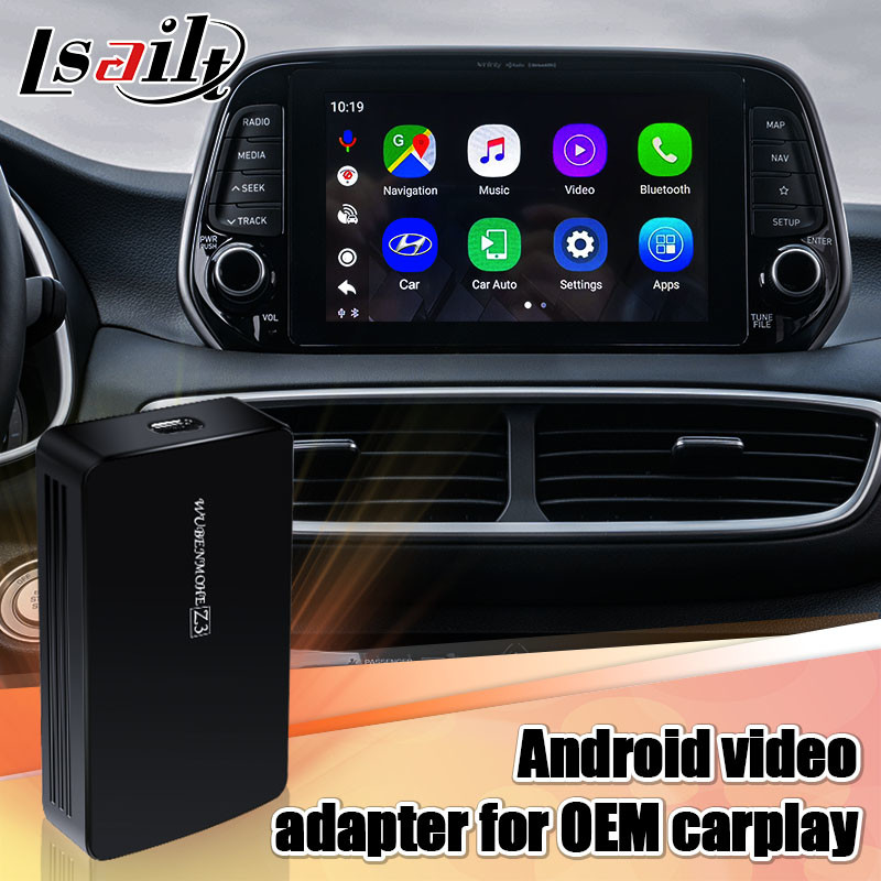 Car Video Interface Android 9.0 AI Box USB HDMI สำหรับรถยนต์ Hyundai ...