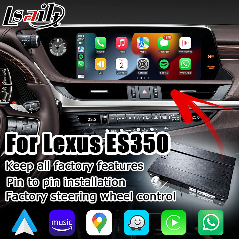 Wireless carplay android auto สำหรับ Lexus ES300h ES350 ES250 รุ่นที่ ...