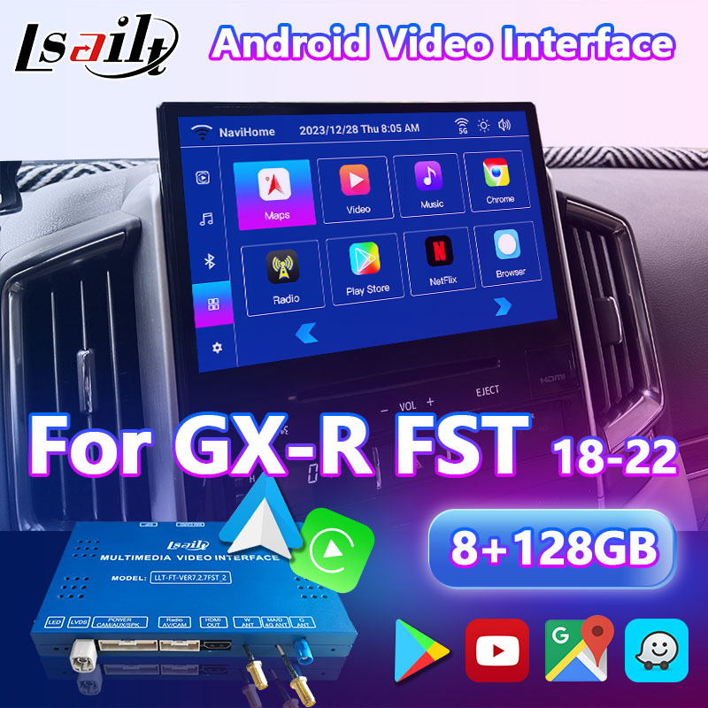 Lsailt Android Multimedia Video Interface สำหรับ Toyota Land Cruiser LC200 GXR GX-R FST LC 200 ...