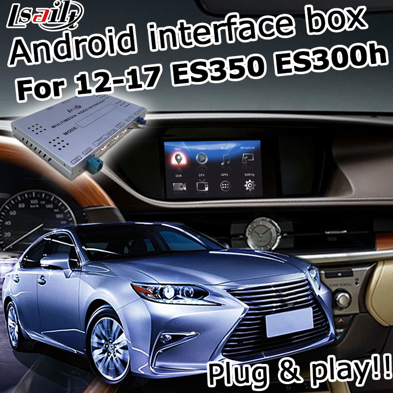 ES250 ES350 ES300h Lexus Video Interface Android auto carplay กล่องนำ ...